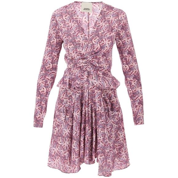Isabel Marant | Dresses | Isabel Marant Usmara Stretch Silk Mini Dress ...